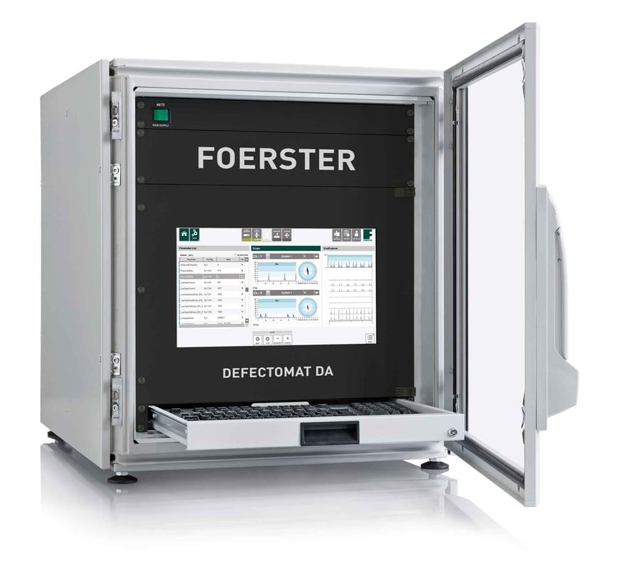 Surface inspection of valve spring wire with special geometries ...