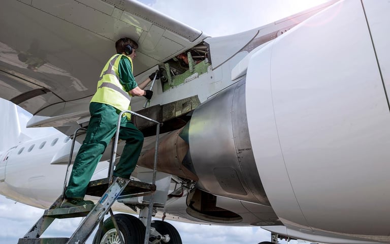 Measuring conductivity in aircraft components to address temperature ...