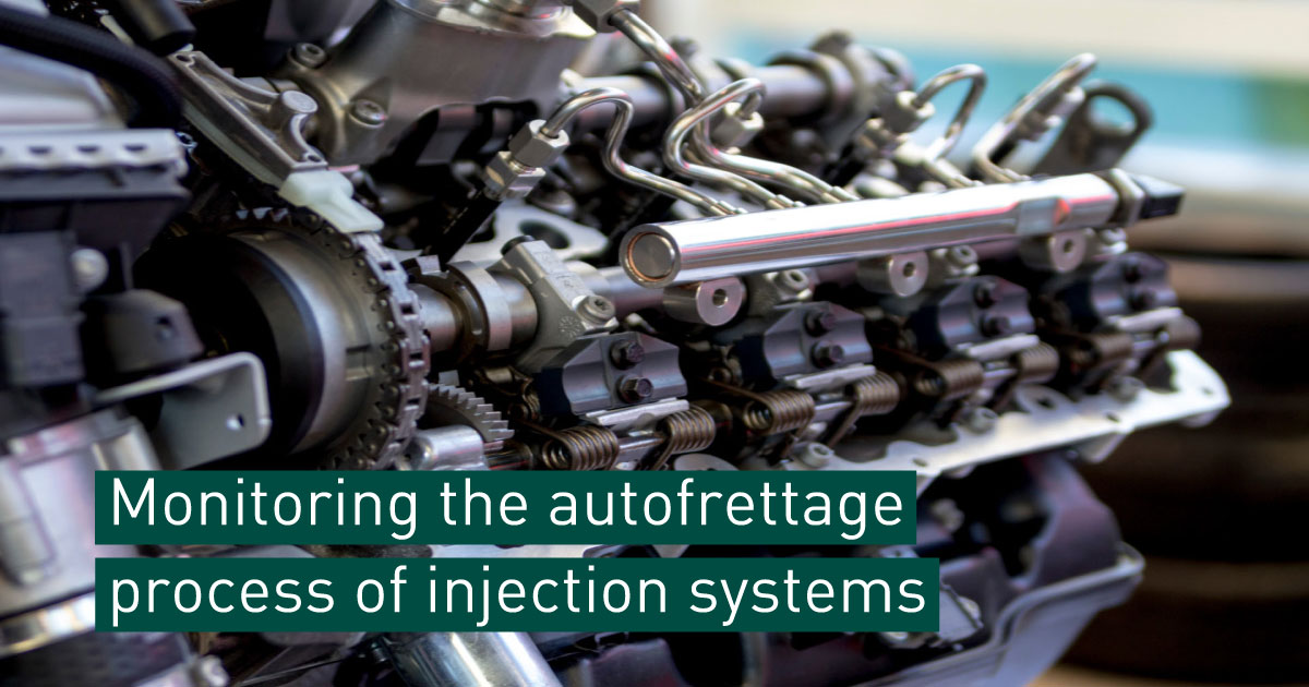 Monitoring the autofrettage process of injection systems